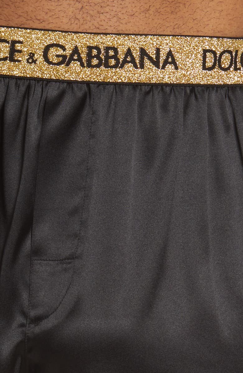 Dolce&Gabbana Gold Band Silk Boxers & Sleep Mask Set | Nordstromrack