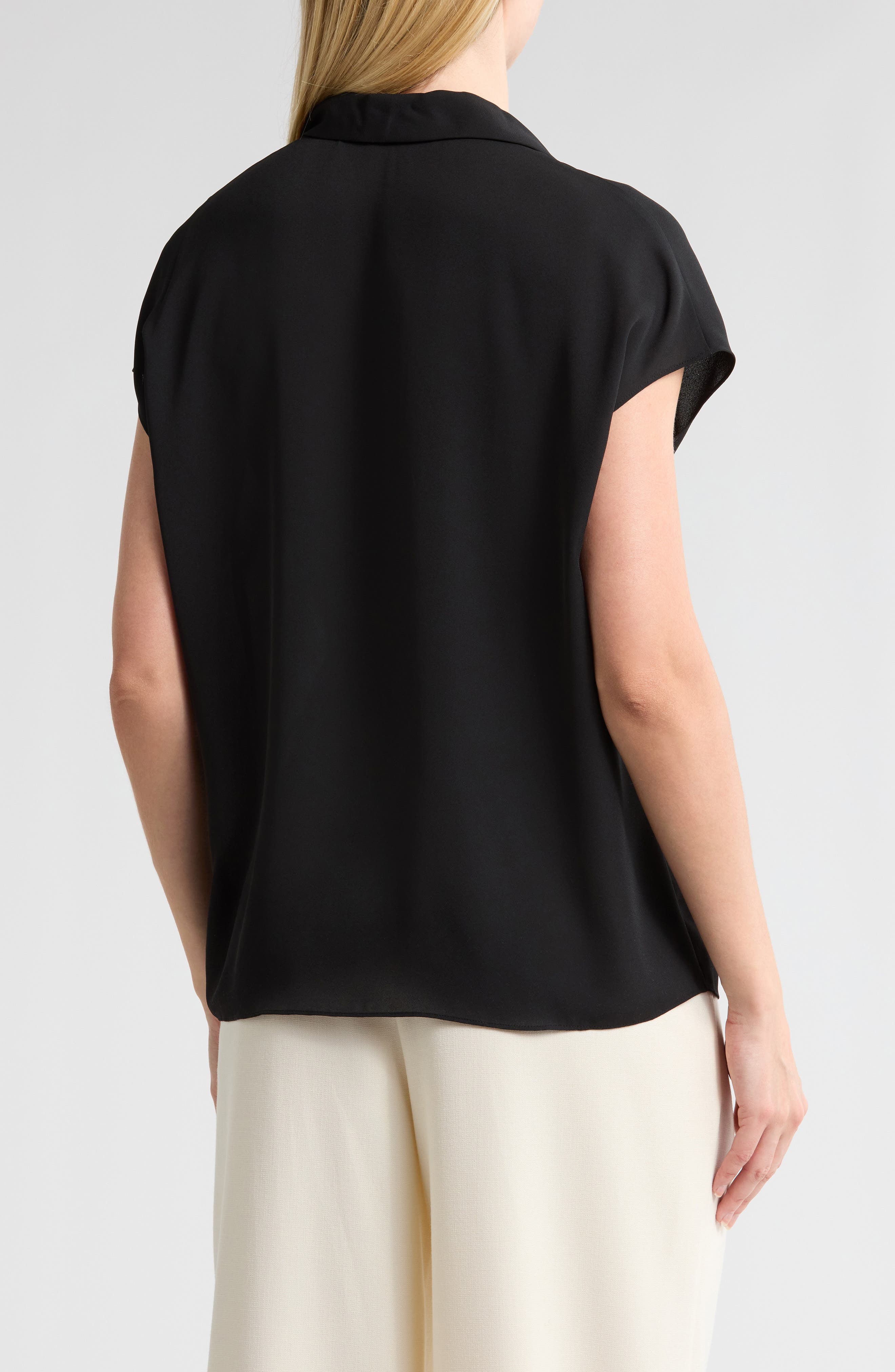 Vince Cap Sleeve Button Front Top | Nordstromrack