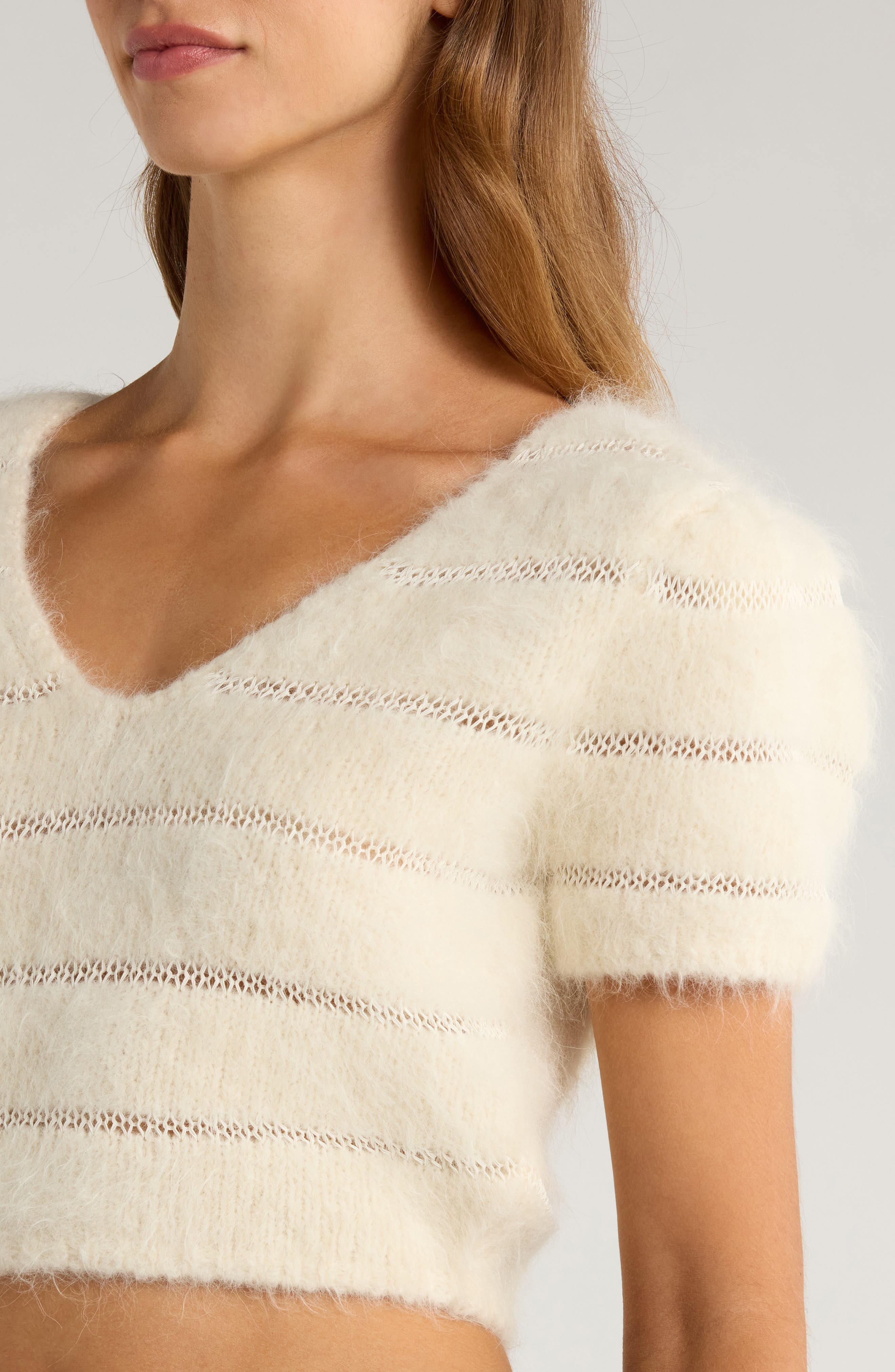 FRAME The Cloud Crop Sweater | Nordstromrack