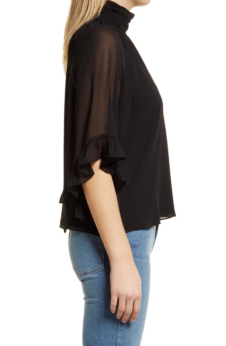 Vince Camuto Flutter Sleeve Blouse | Nordstromrack