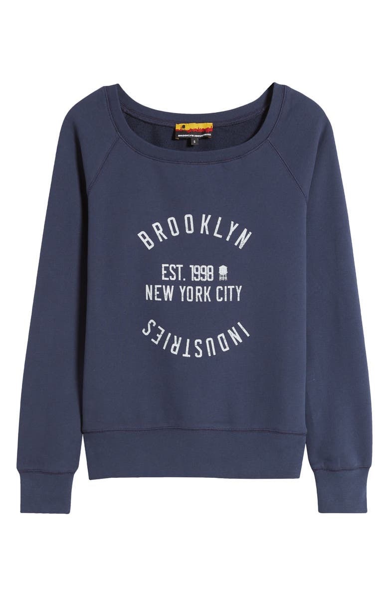 Brooklyn Industries Circle Logo Cotton Graphic Sweatshirt | Nordstromrack