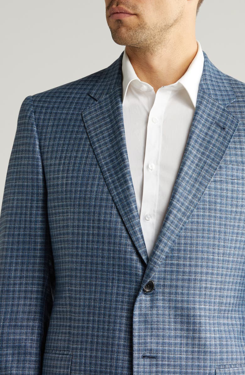 Emporio Armani G-Line Plaid Jacket | Nordstromrack