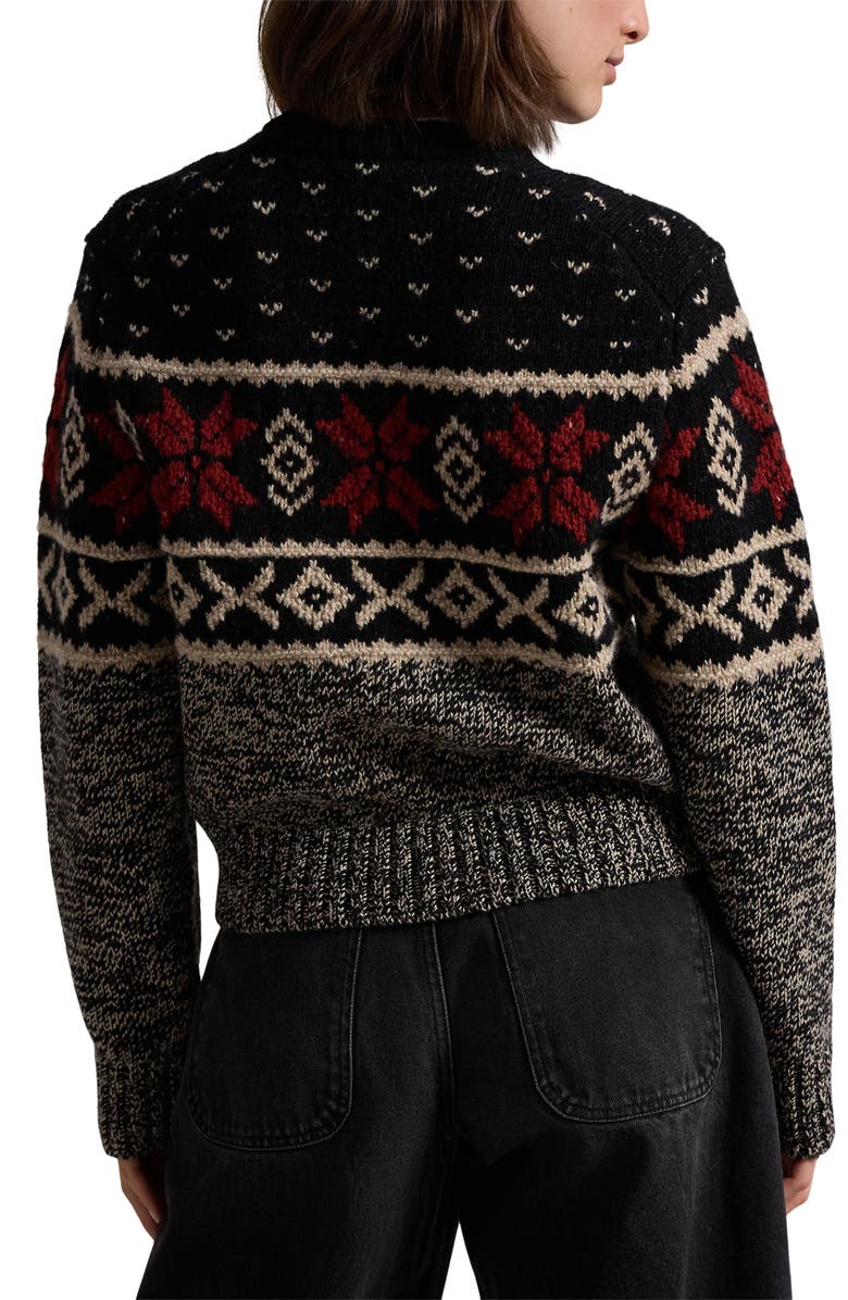 Polo Ralph Lauren Snowflake Jacquard Wool Crewneck Sweater | Nordstromrack