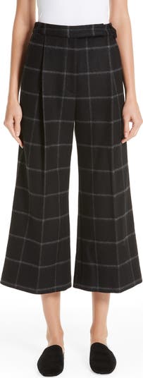 PARTOW Brushed Windowpane Pants | Nordstrom