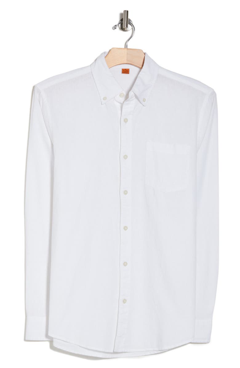 Tailor Vintage PUREtec cool™ Linen & Cotton Button-Up Shirt | Nordstromrack
