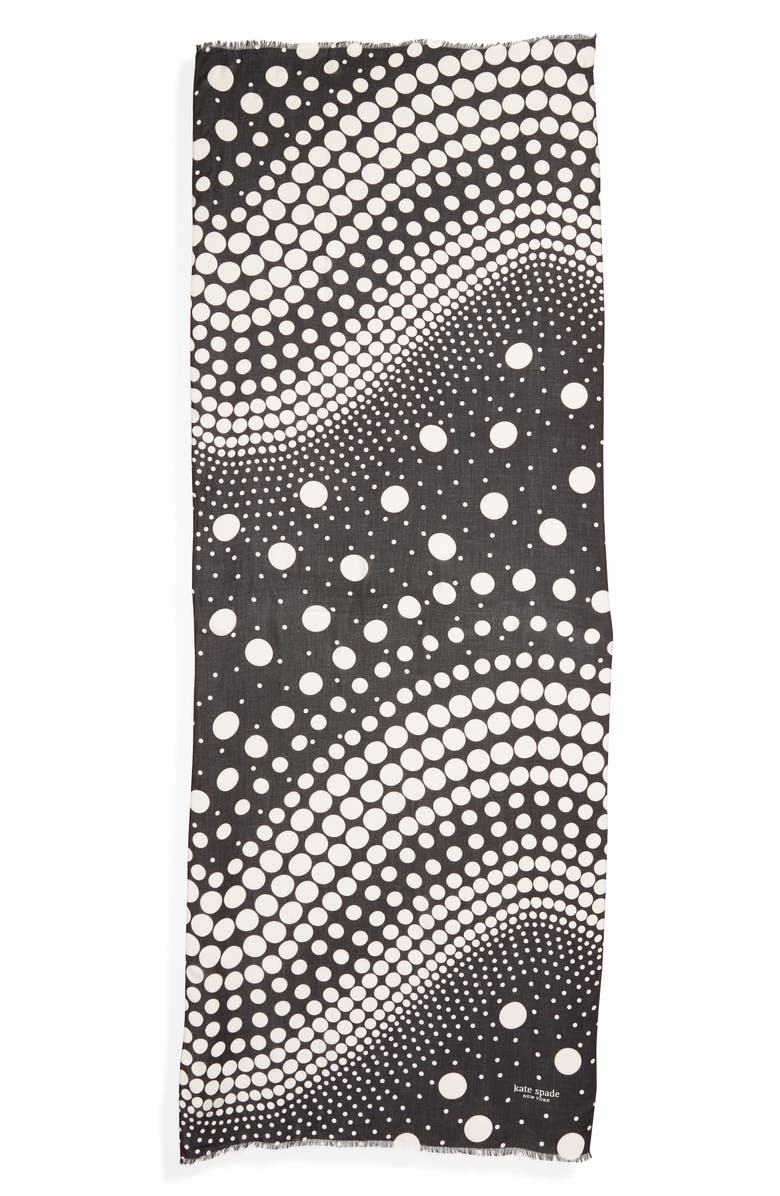 Kate Spade New York wavy dot oblong scarf | Nordstromrack