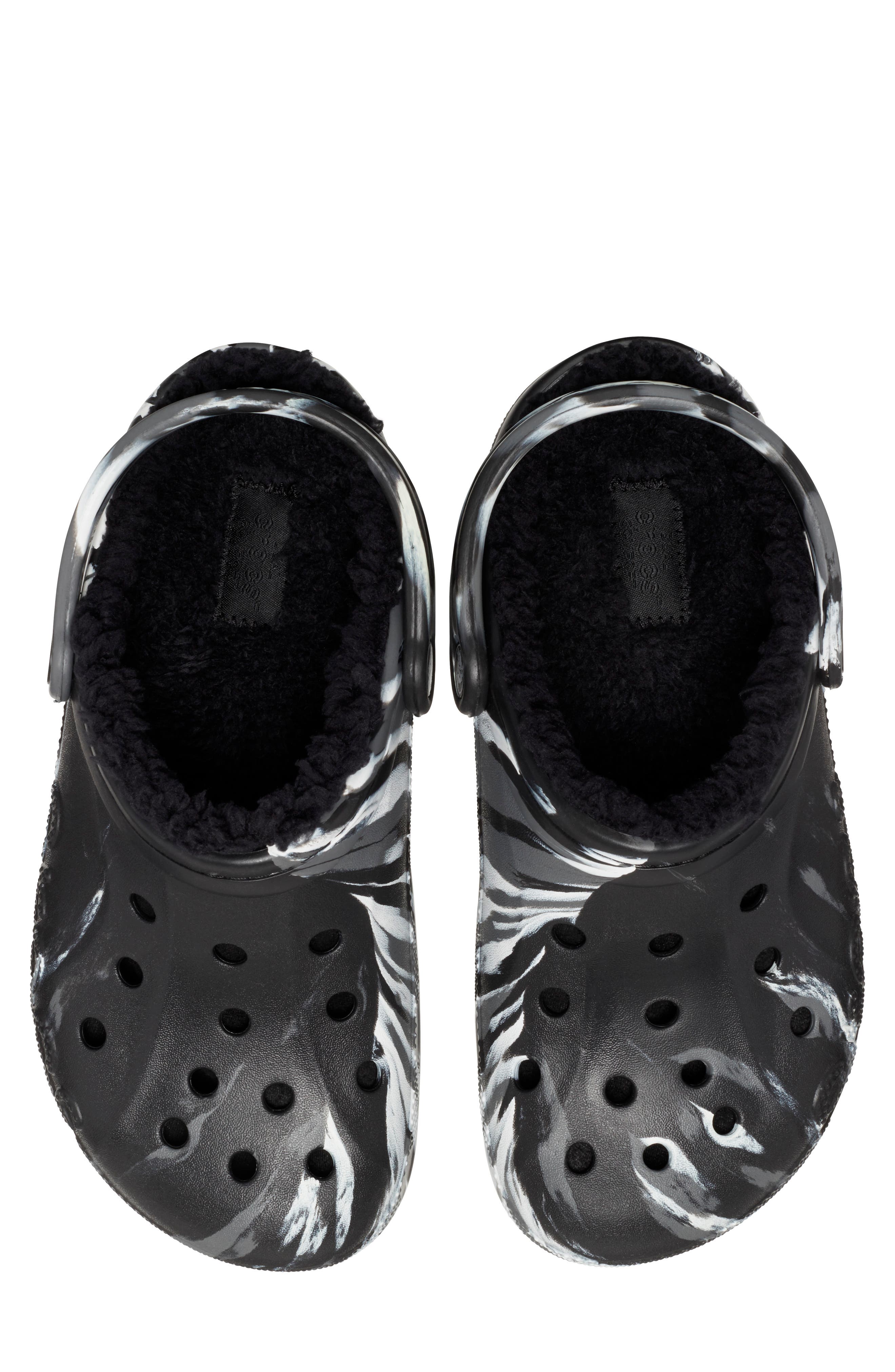 CROCS Unisex Baya Faux Fur Lined Clog Slipper | Nordstromrack