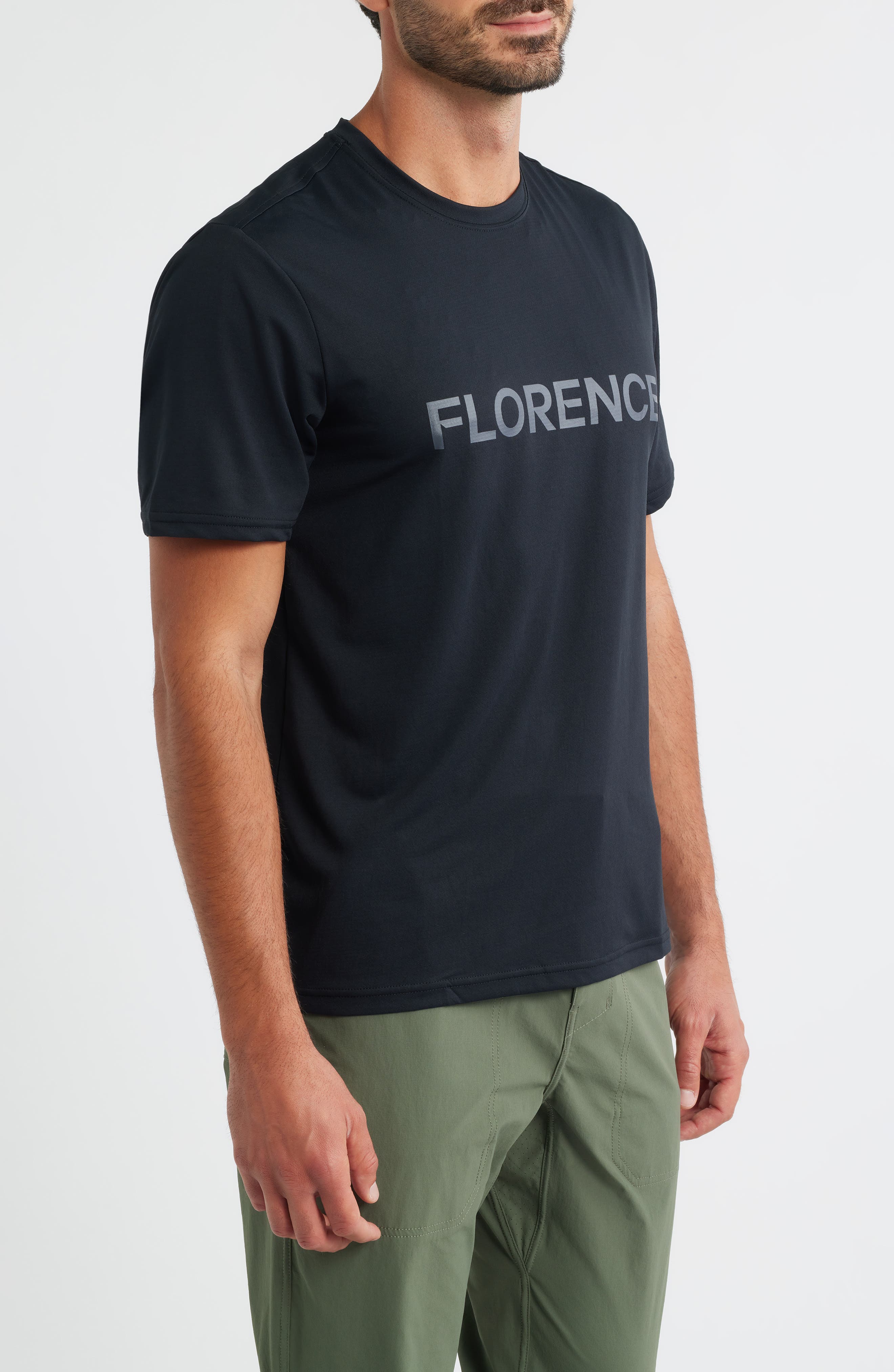 Florence Airtex Logo Performance T-Shirt | Nordstrom