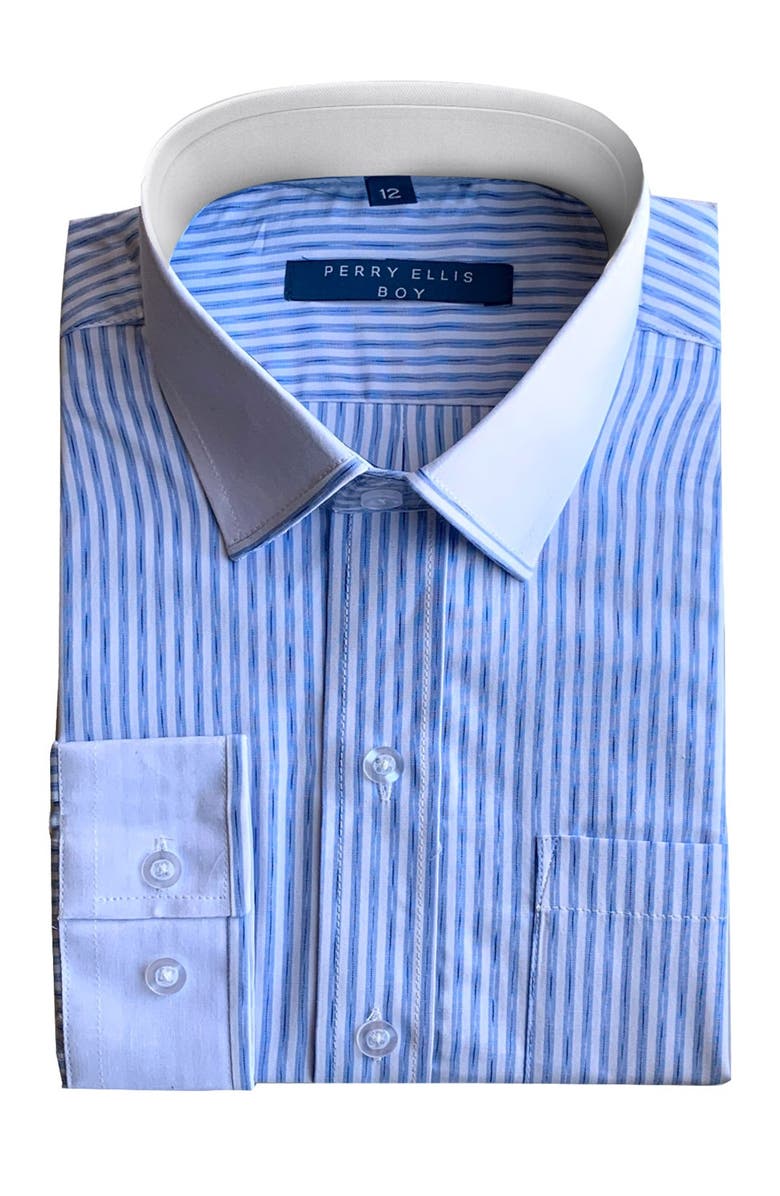 Perry Ellis Contrast Collar Dress Shirt | Nordstromrack