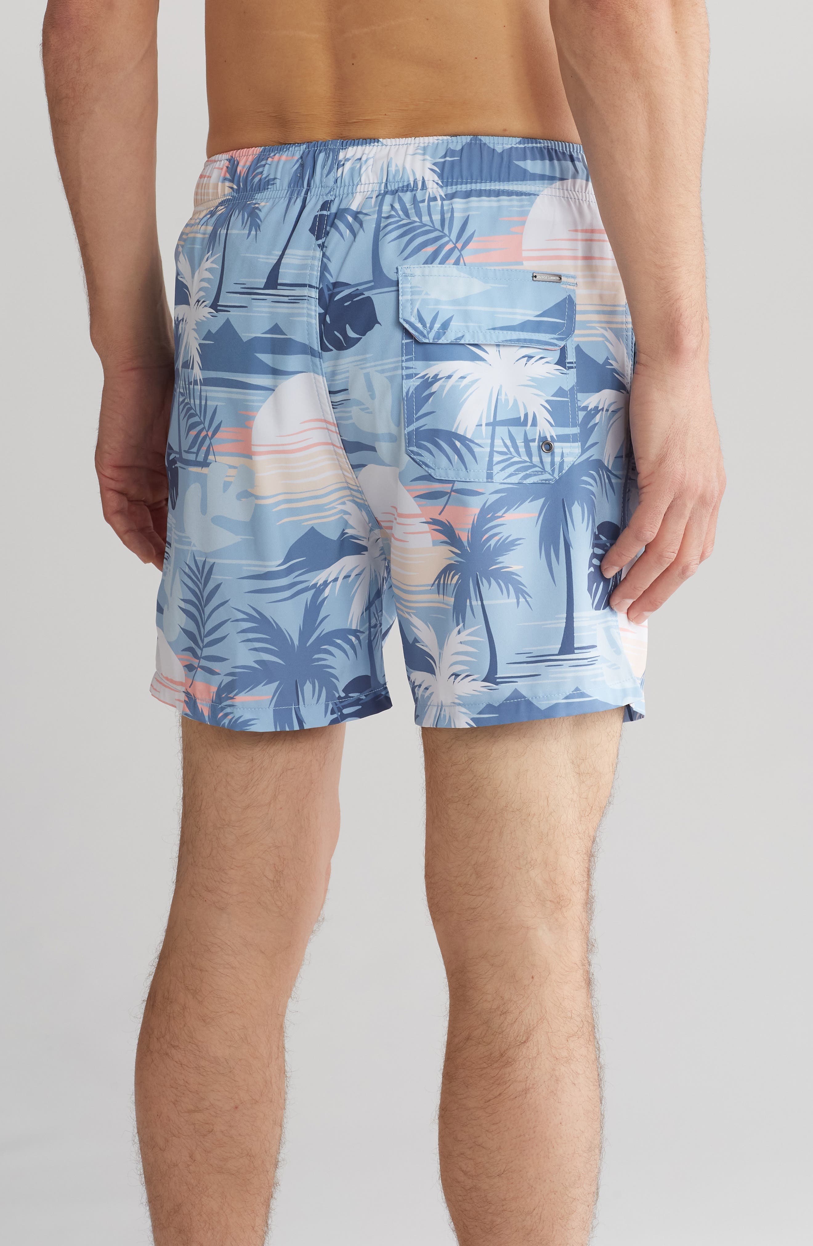 Vintage Summer Vice Scenic Swim Trunks | Nordstromrack