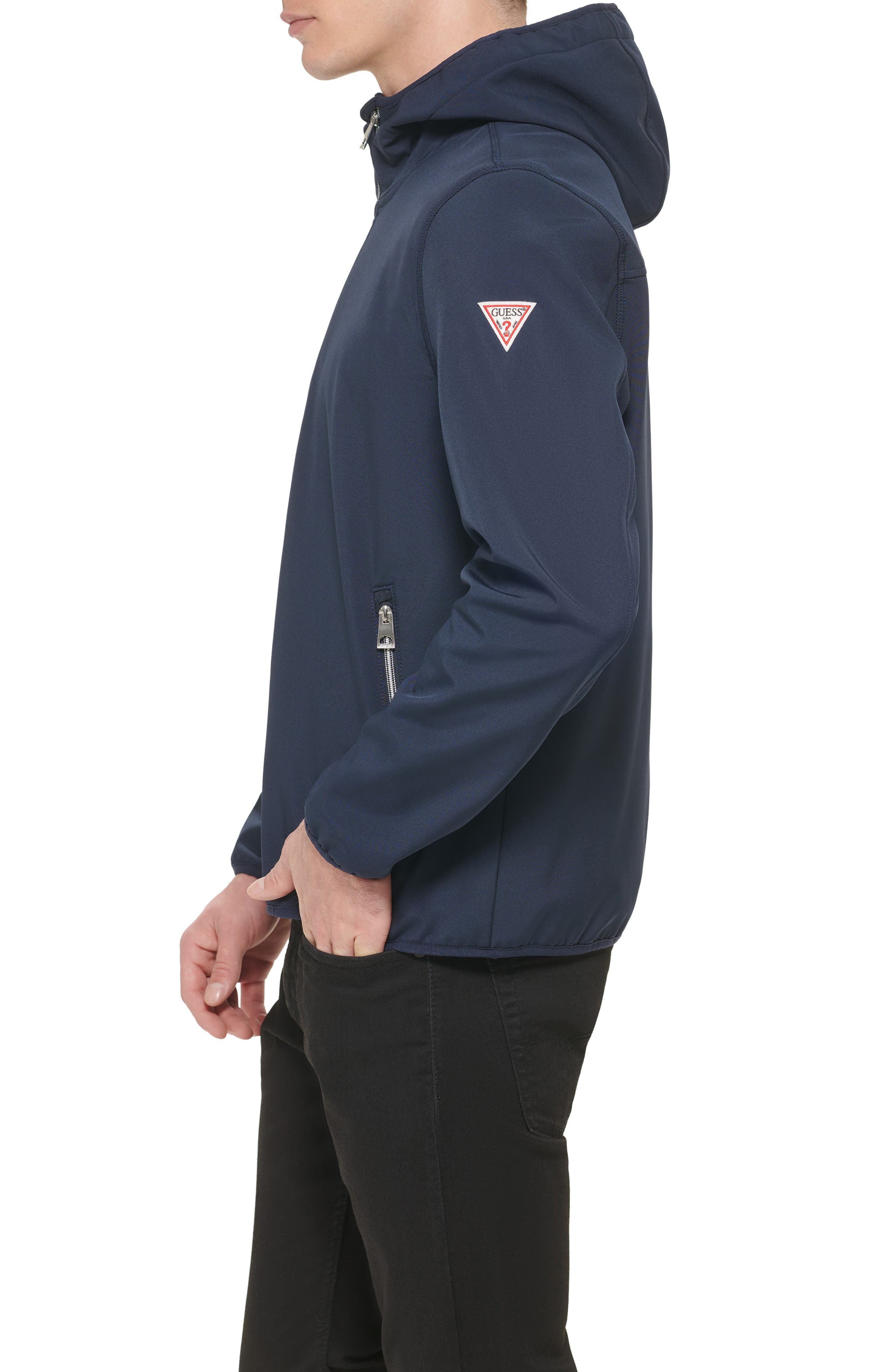 Softshell Hooded Rain Jacket (Men) | Nordstromrack