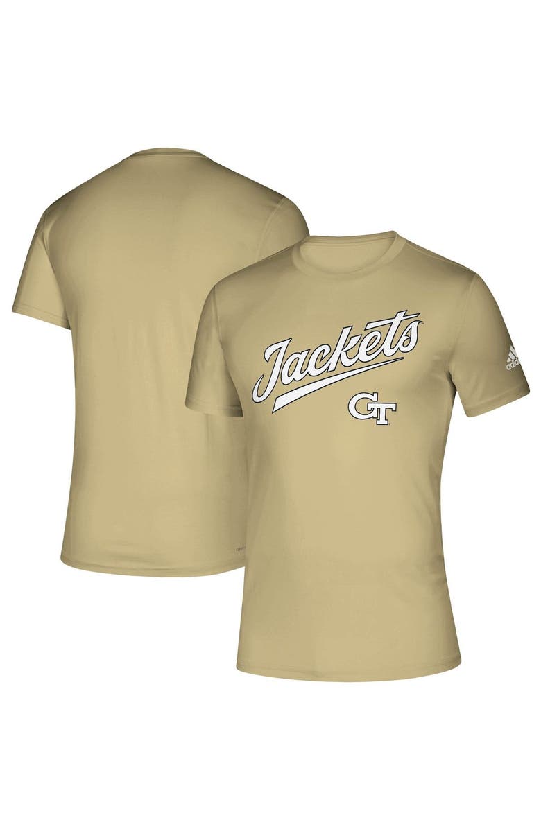 adidas Men's adidas Gold Georgia Tech Yellow Jackets Script Ball ...