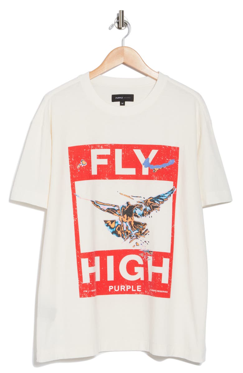 PURPLE BRAND Textured Logo Graphic T-Shirt | Nordstromrack