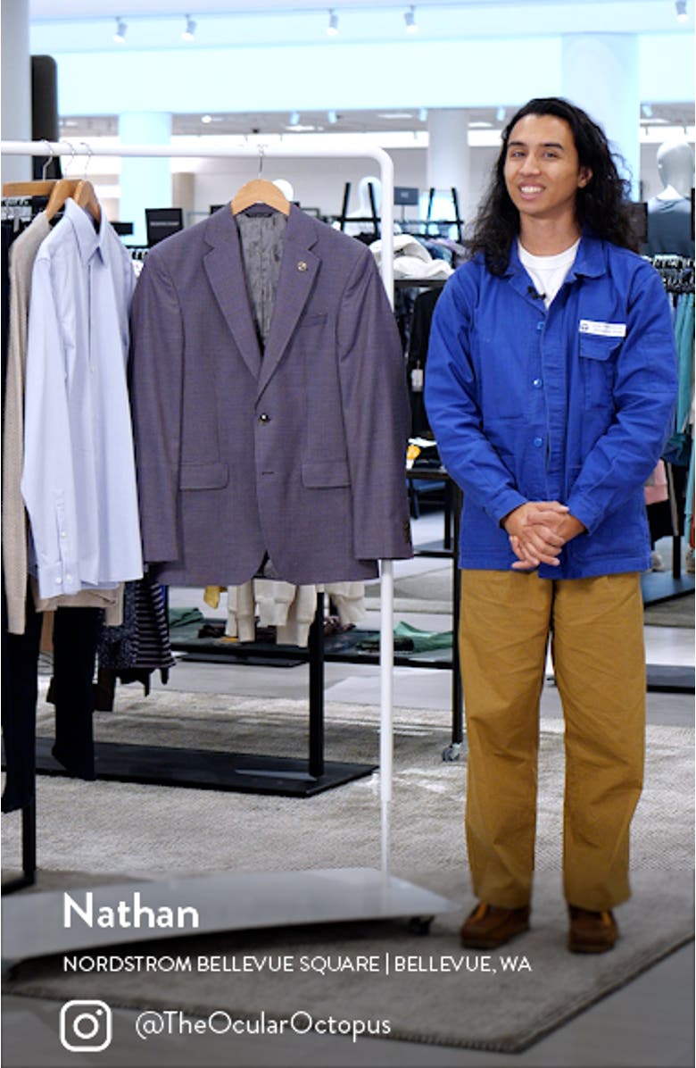 Ted Baker London Jay Trim Fit Micro Neat Wool Sport Coat | Nordstromrack