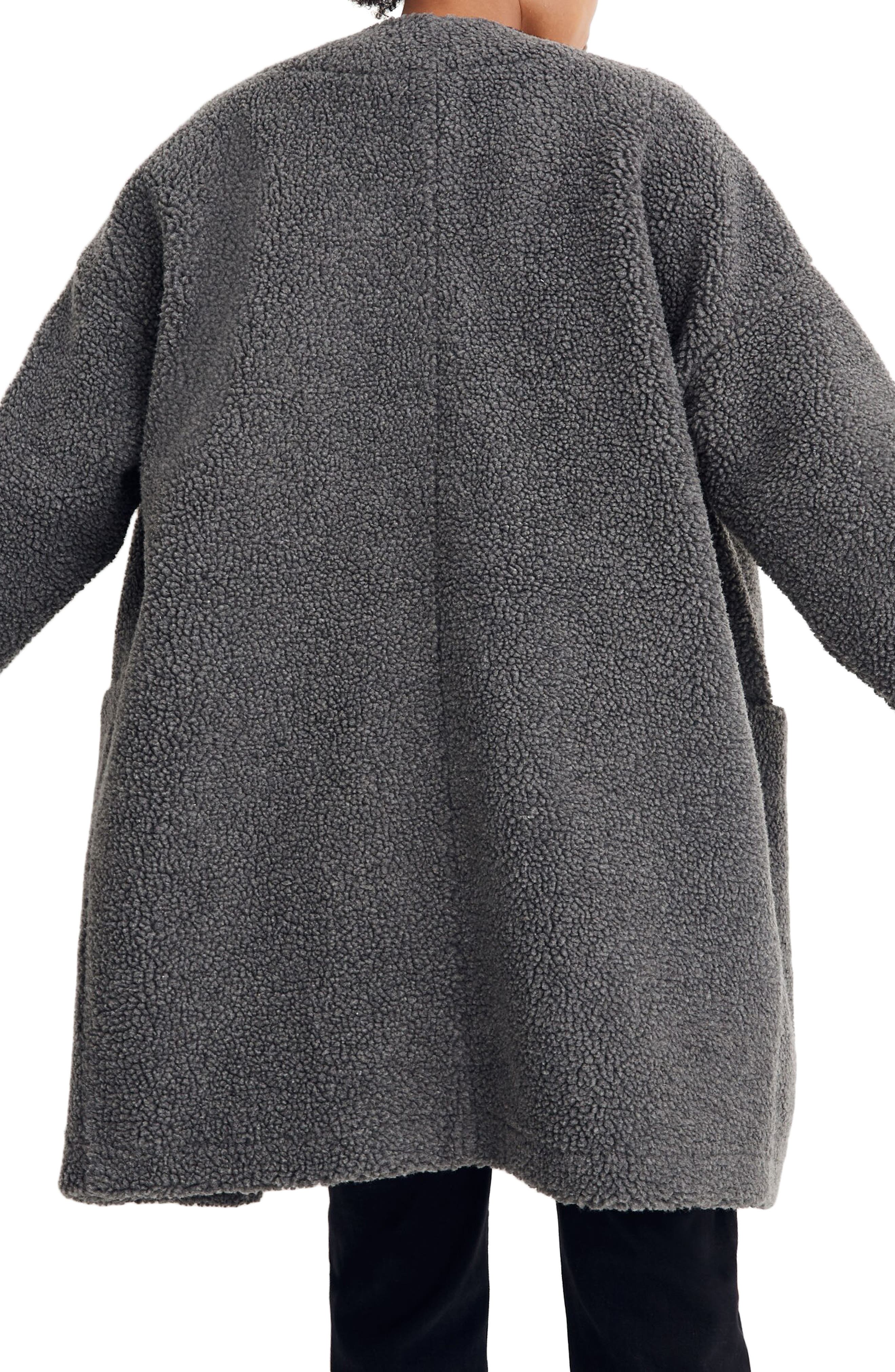 Madewell Bonded Fleece Cocoon Coat | Nordstromrack