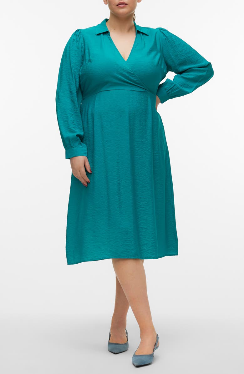 VERO MODA CURVE Curve Josie Sofie Long Sleeve Maxi Dress | Nordstromrack