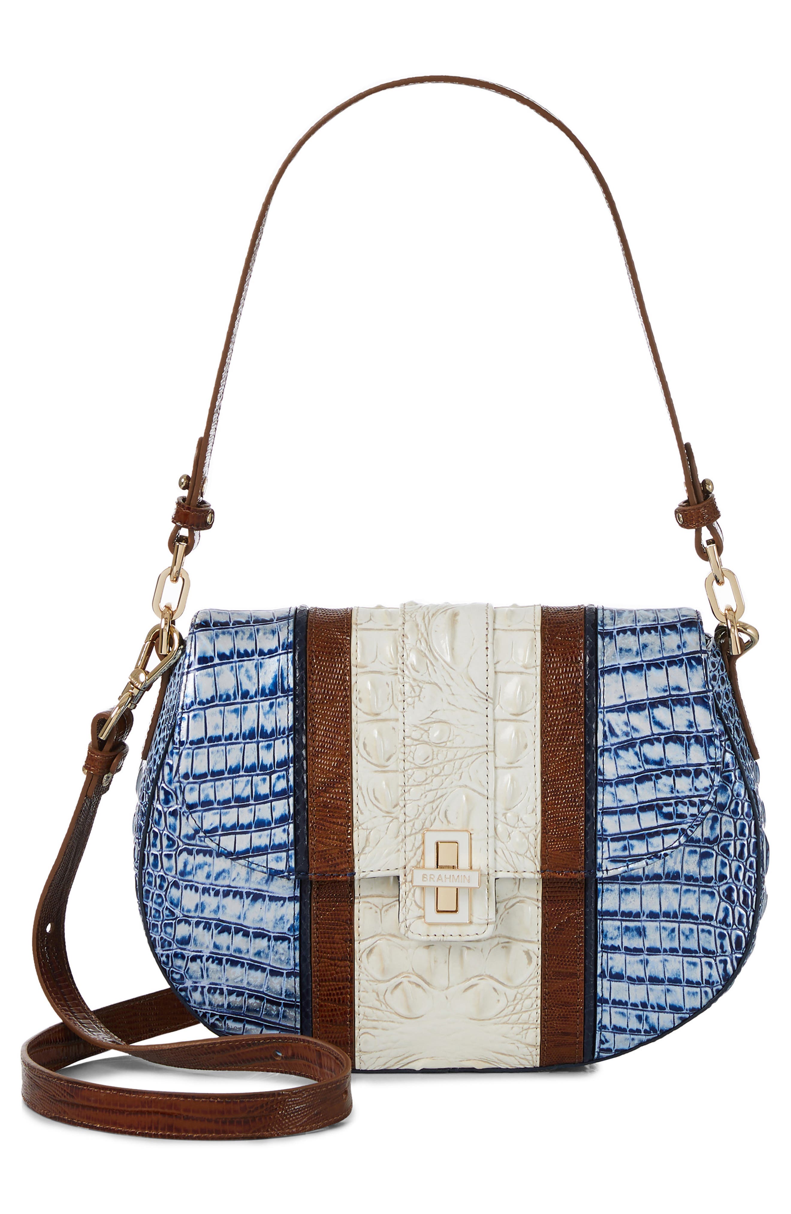 Brahmin Cynthia Croc Embossed Crossbody Bag | Nordstrom
