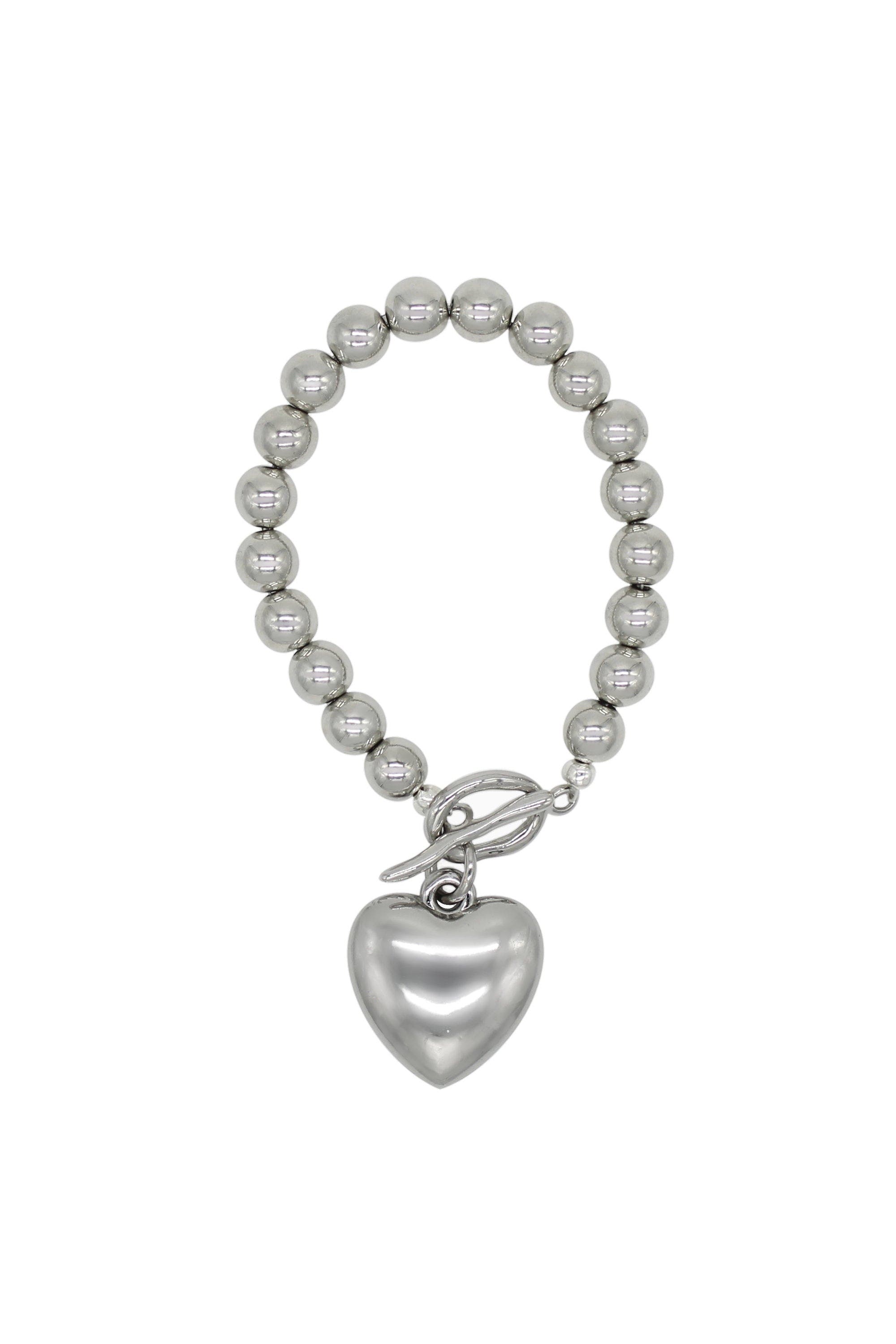 Velvet Luna Hematite Bracelet With Heart Charm | Nordstrom