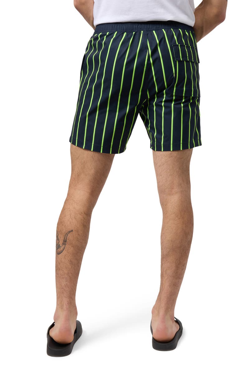 Psycho Bunny Alton Stripe Swim Trunks | Nordstromrack