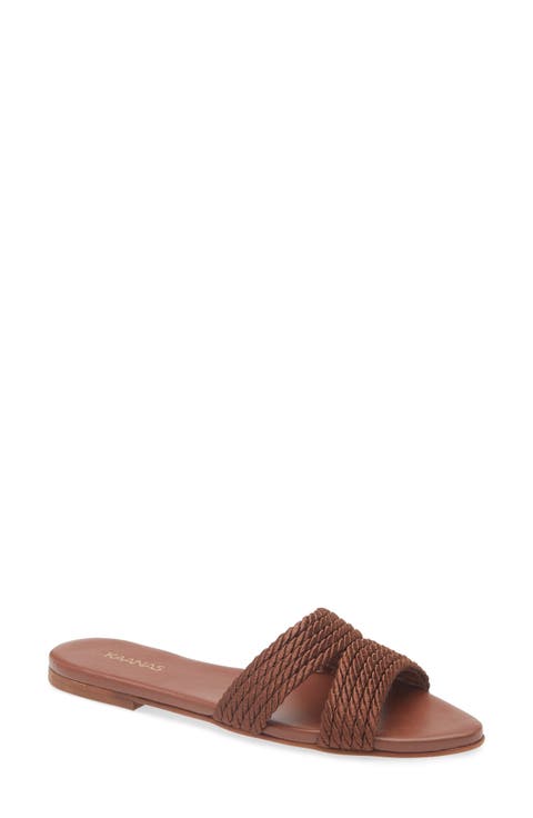 Women's Brown Slide Sandals | Nordstrom