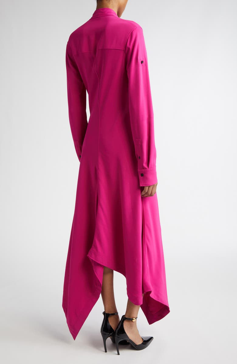 FERRAGAMO Handkerchief Hem Long Sleeve Shirtdress | Nordstromrack