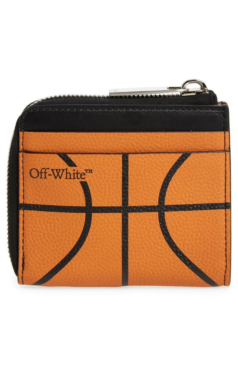 Off-White Basketball Leather Zip Around Wallet | Nordstromrack