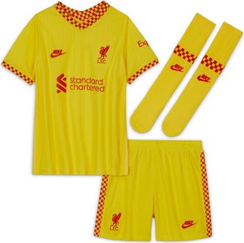 Nike Infant Nike Yellow Liverpool 2021/22 Third Replica Kit | Nordstrom