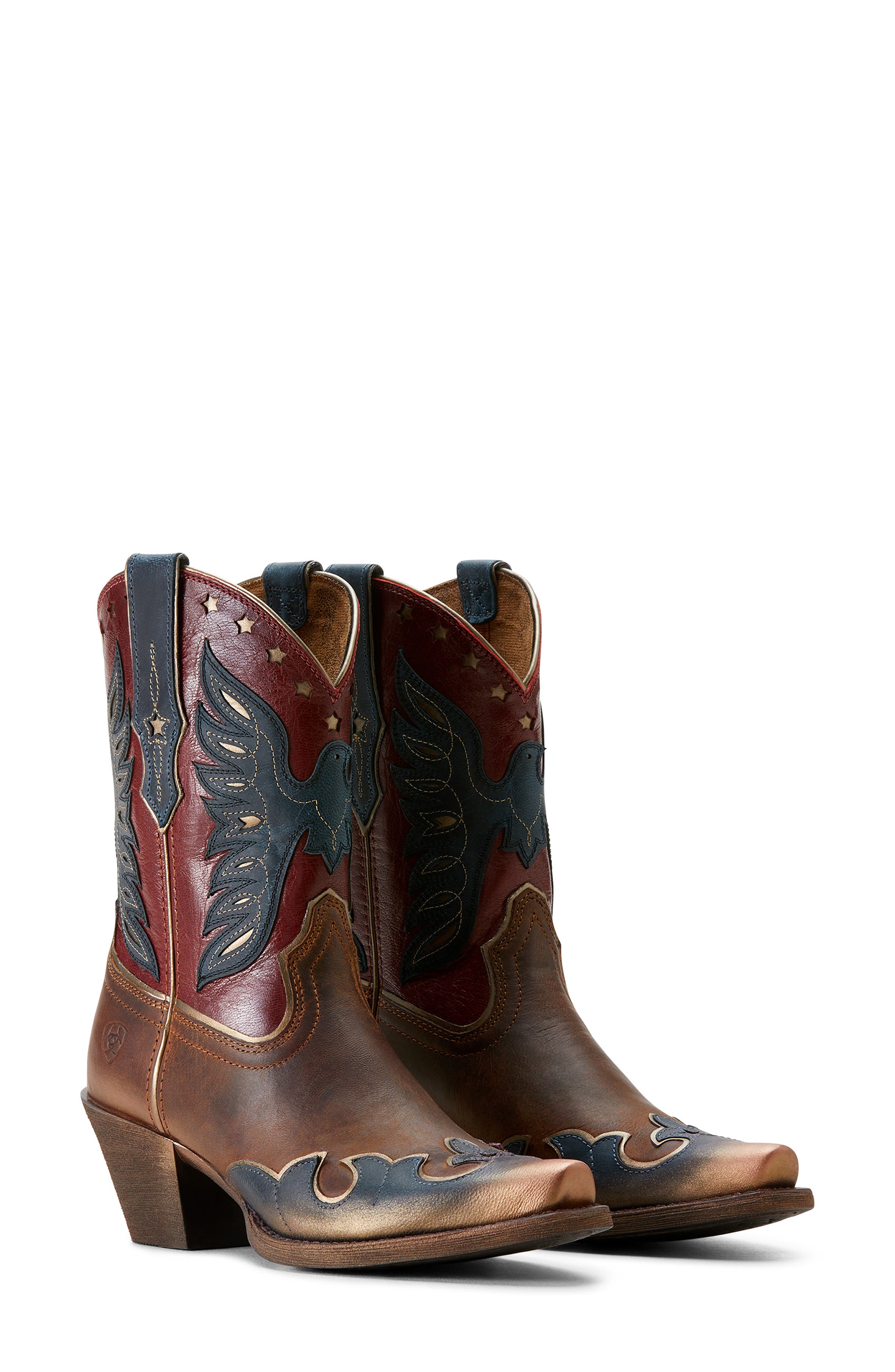 Ariat Bravery Dusted Denim Western Boot (Women) | Nordstromrack