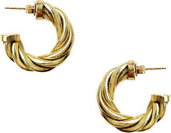 Laura Lombardi Mini Spira Hoop Earrings | Nordstrom