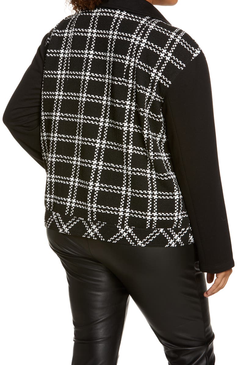 Halogen® Windowpane Moto Jacket | Nordstromrack