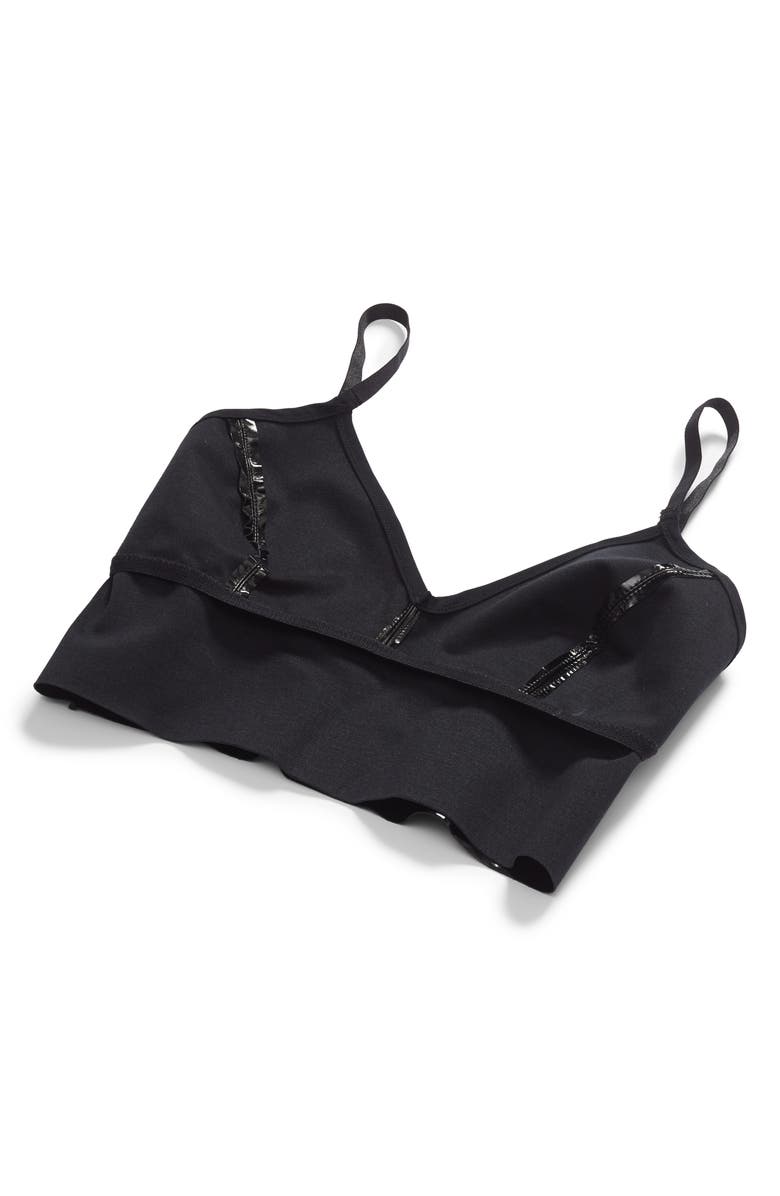 Commando Faux Leather Longline Bralette | Nordstrom
