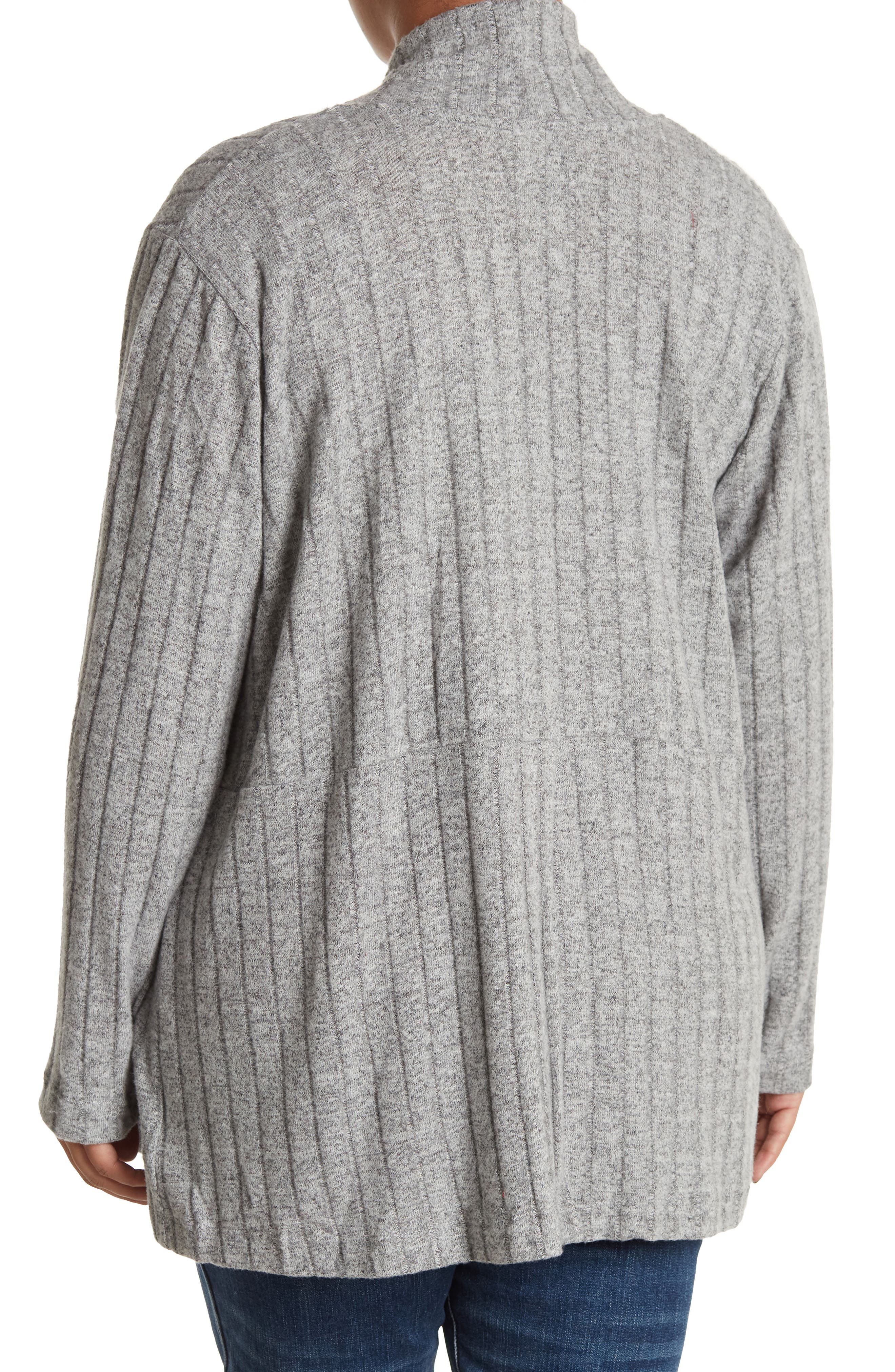 Cozy Ribbed Long Line Cardigan (Women) | Nordstromrack