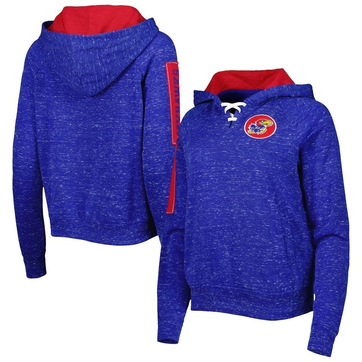 COLOSSEUM Women's Colosseum Royal Kansas Jayhawks The Devil Speckle ...