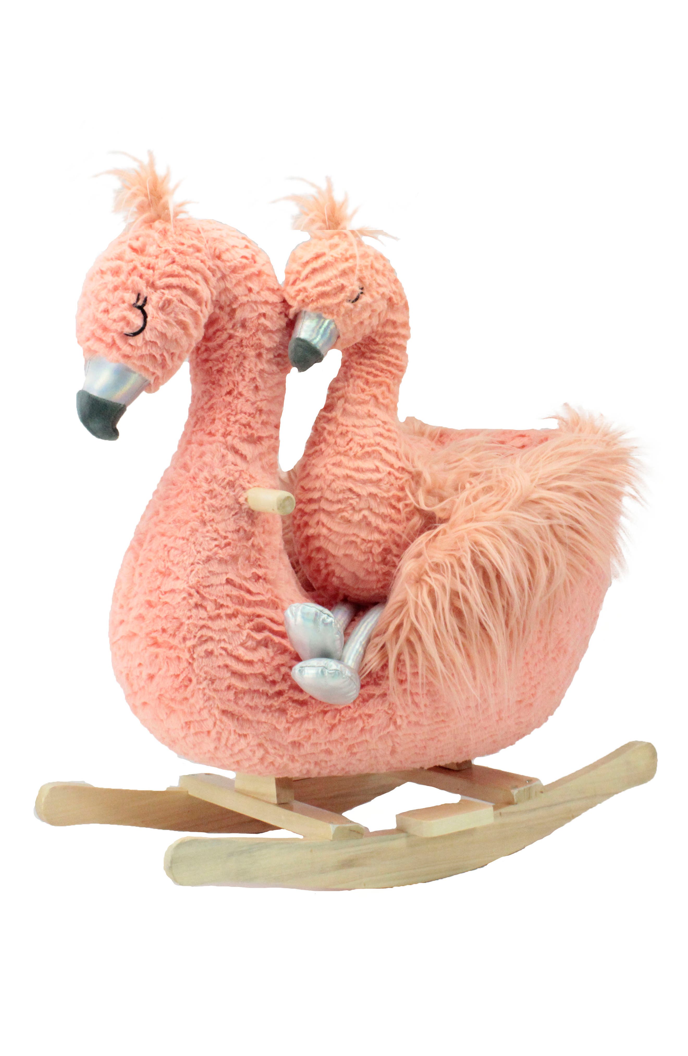 Soft Landing Darling Duo Flamingo Rocker & Toy Set | Nordstrom