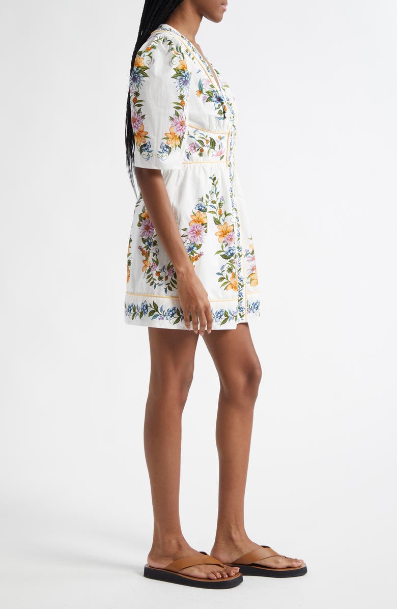 FARM Rio Sweet Bloom Dreamscape Cotton Shirtdress | Nordstromrack