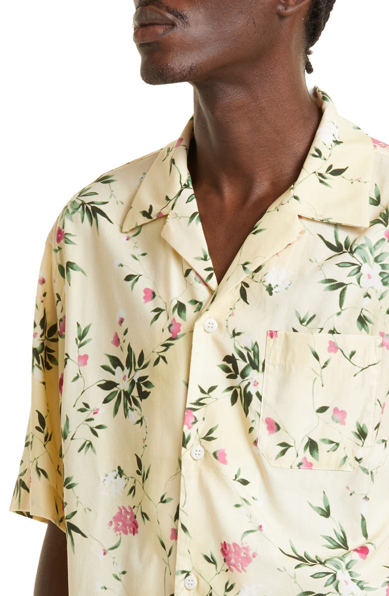 John Elliott Floral Short Sleeve Camp Shirt | Nordstromrack