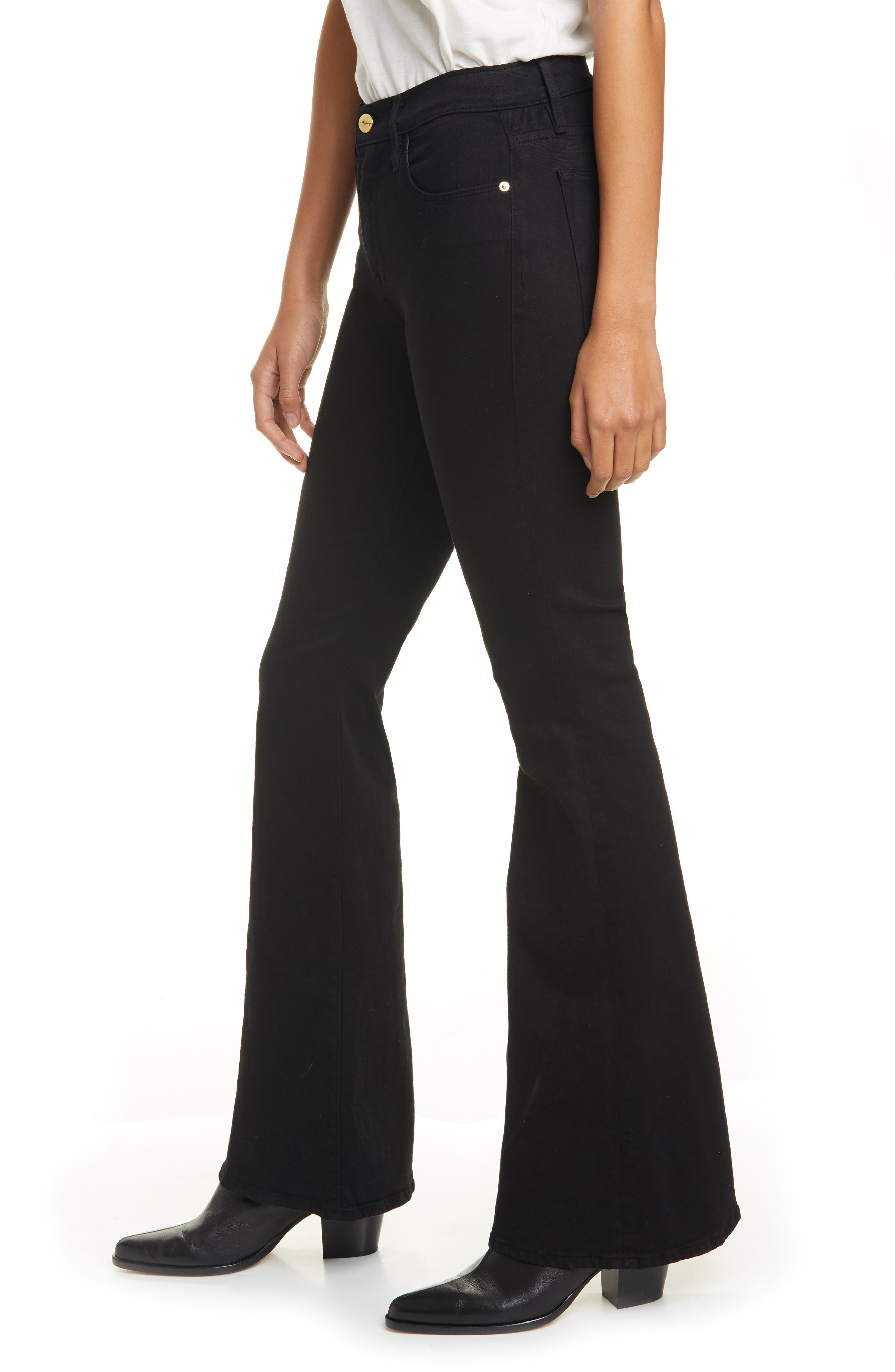 FRAME Le Pixie High Waist Flare Jeans | Nordstromrack