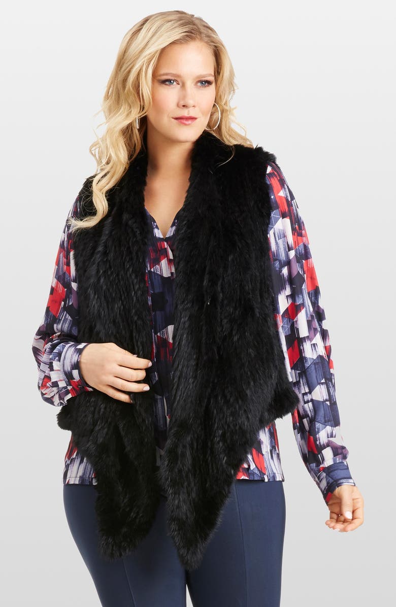 Mynt 1792 Genuine Rabbit Fur Vest | Nordstrom