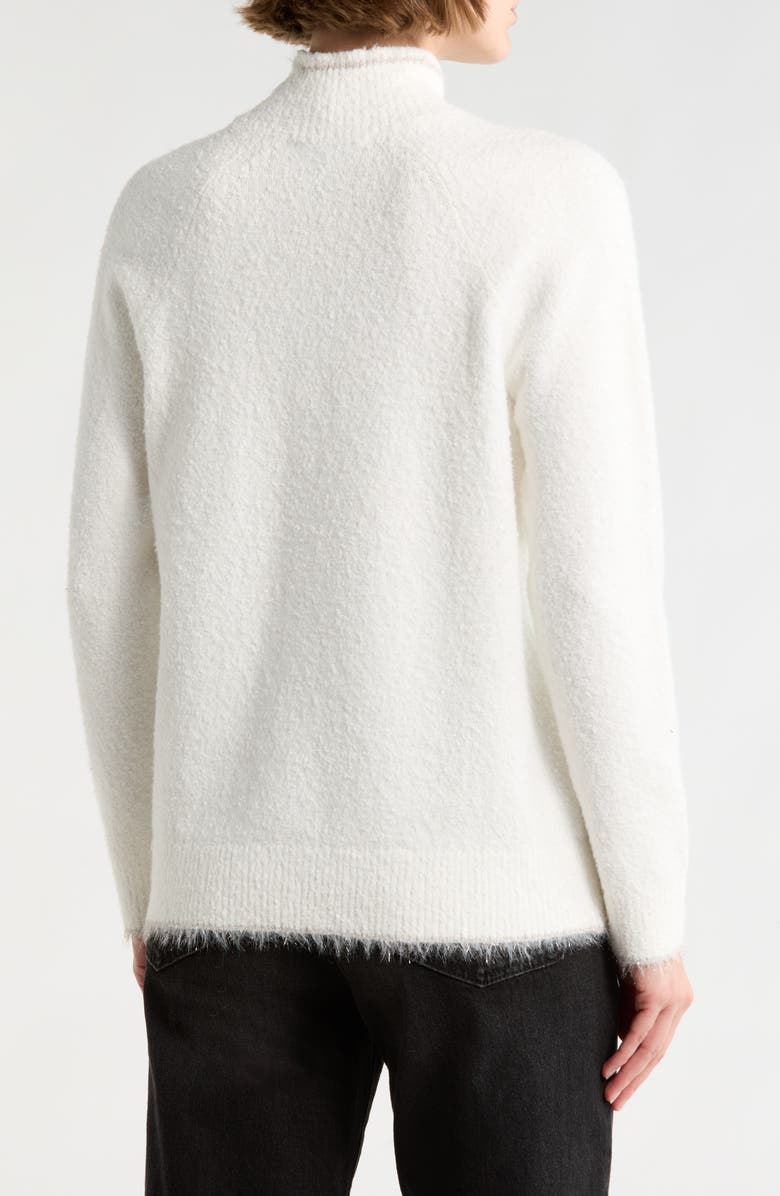 DKNY Jeans Tinsel Logo Mock Neck Sweater | Nordstromrack