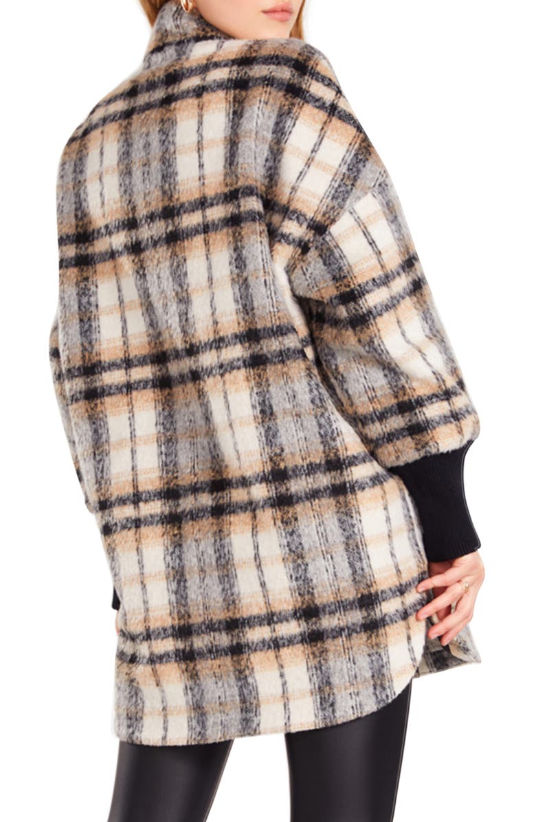 BB Dakota by Steve Madden Plaid Times Oversize Coat | Nordstromrack