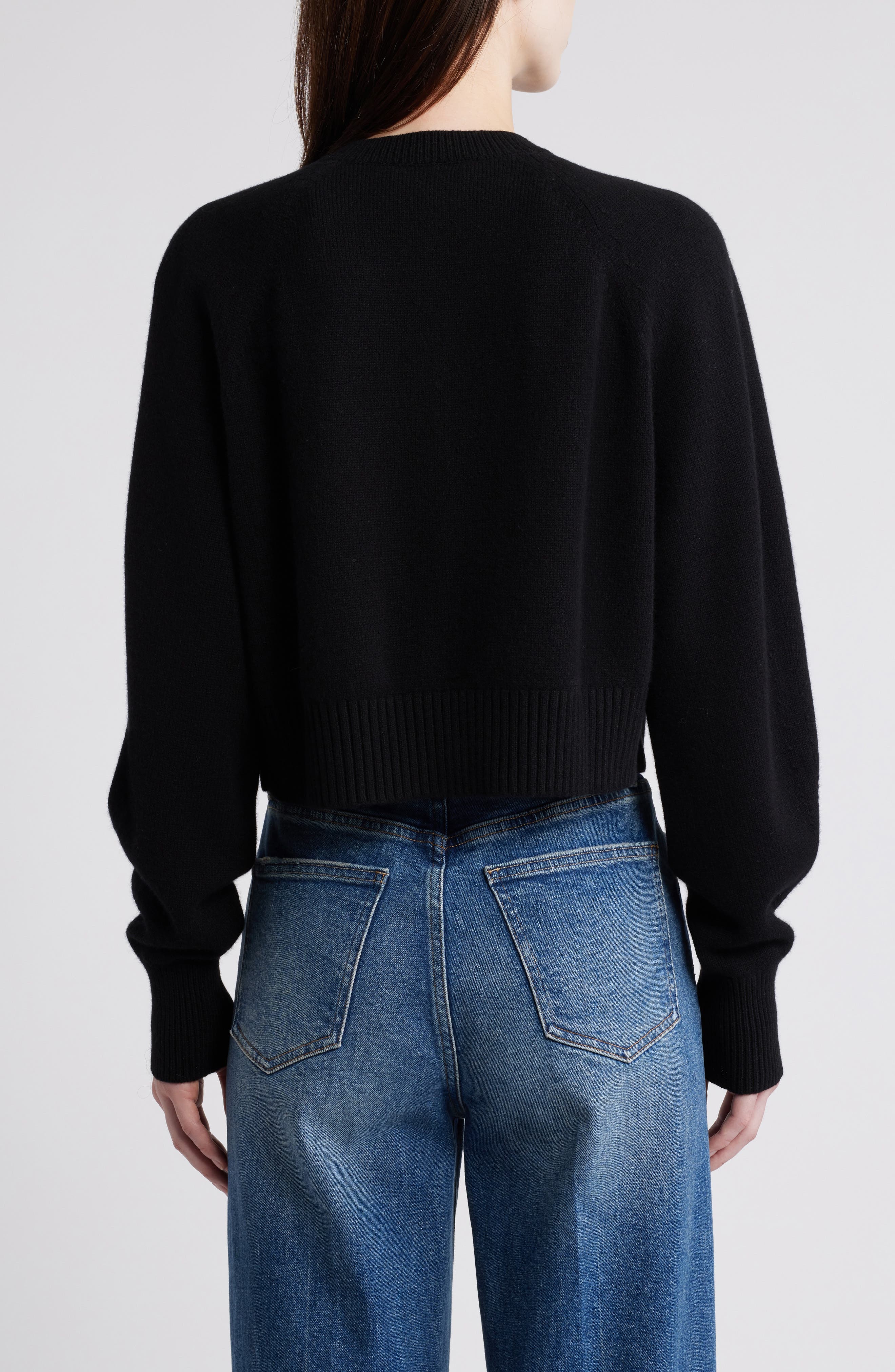 COS Crop Wool Cardigan | Nordstromrack
