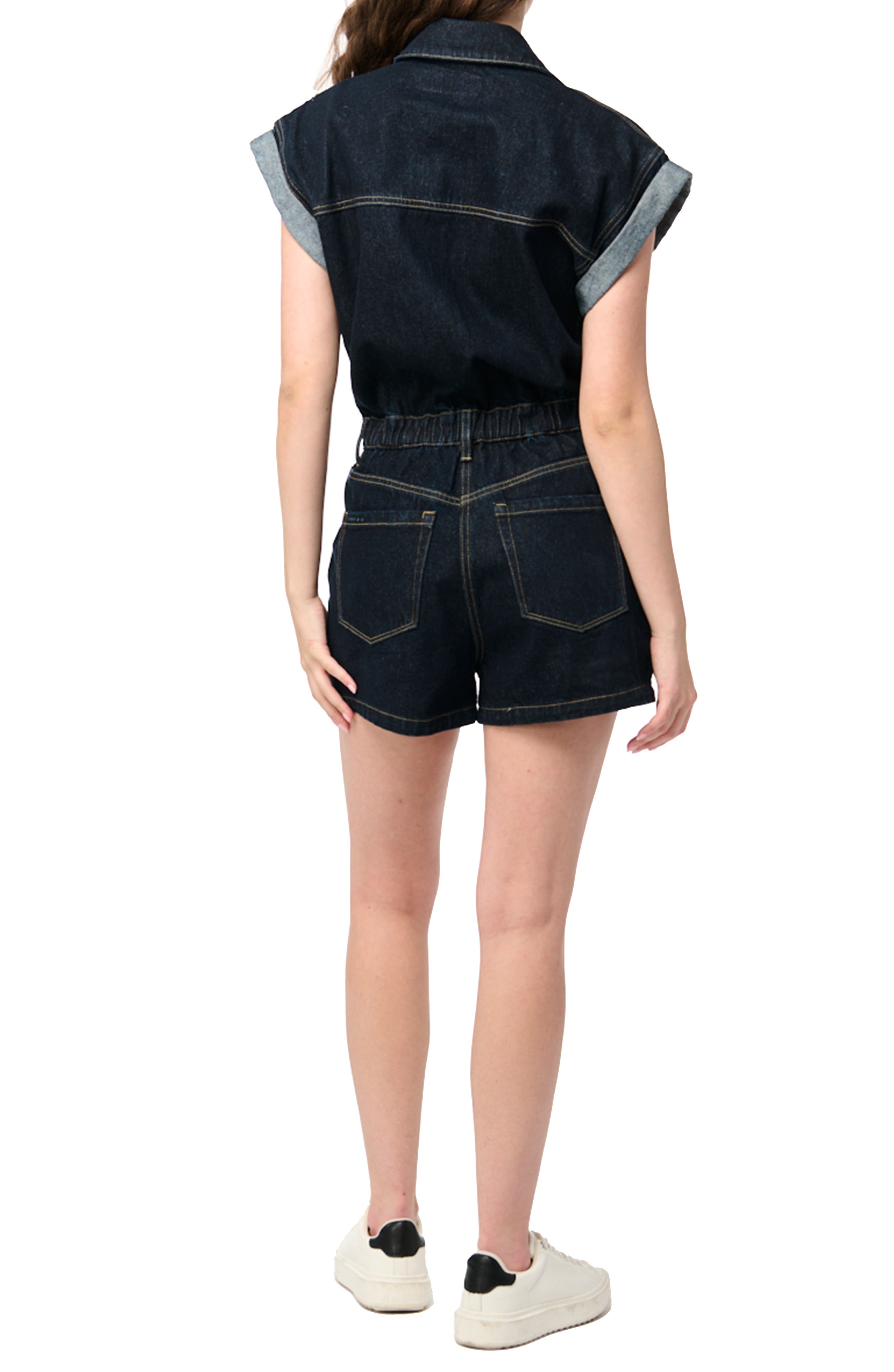 BLANKNYC Short Denim Romper | Nordstromrack
