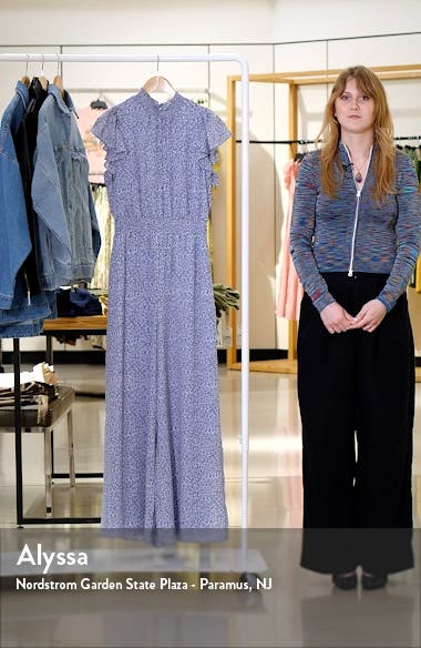 Halogen® Flutter Sleeve Wide Leg Jumpsuit | Nordstromrack