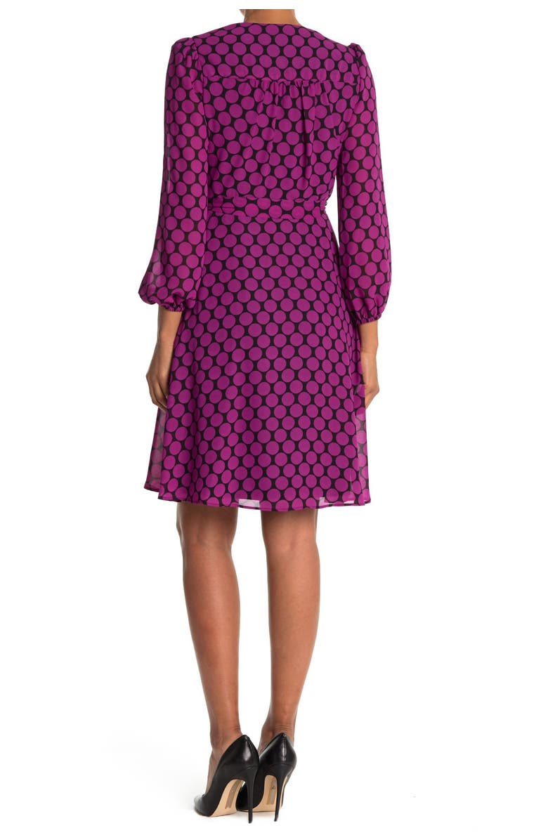 London Times Quarter Dot Long Sleeve Fit and Flare | Nordstromrack