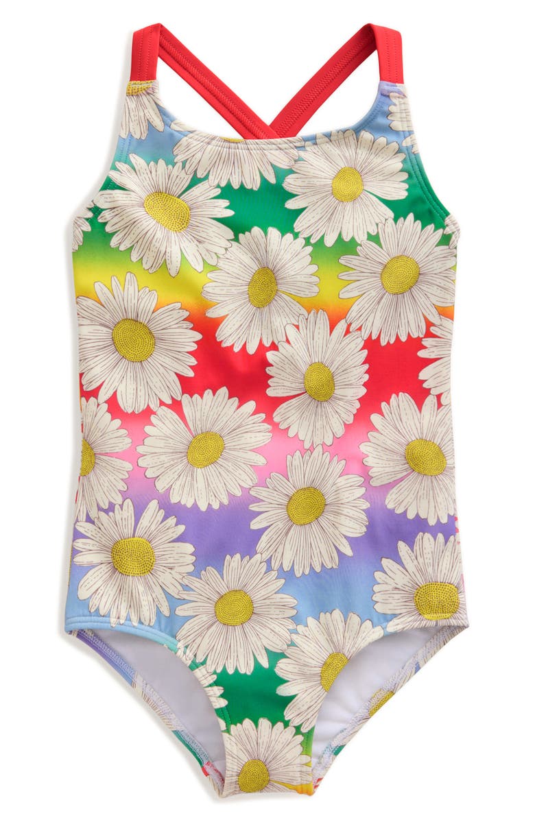 Mini Boden Kids' Print Crossback One-Piece Swimsuit | Nordstromrack