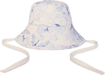 maje Watercolour themed long bucket hat | Nordstrom