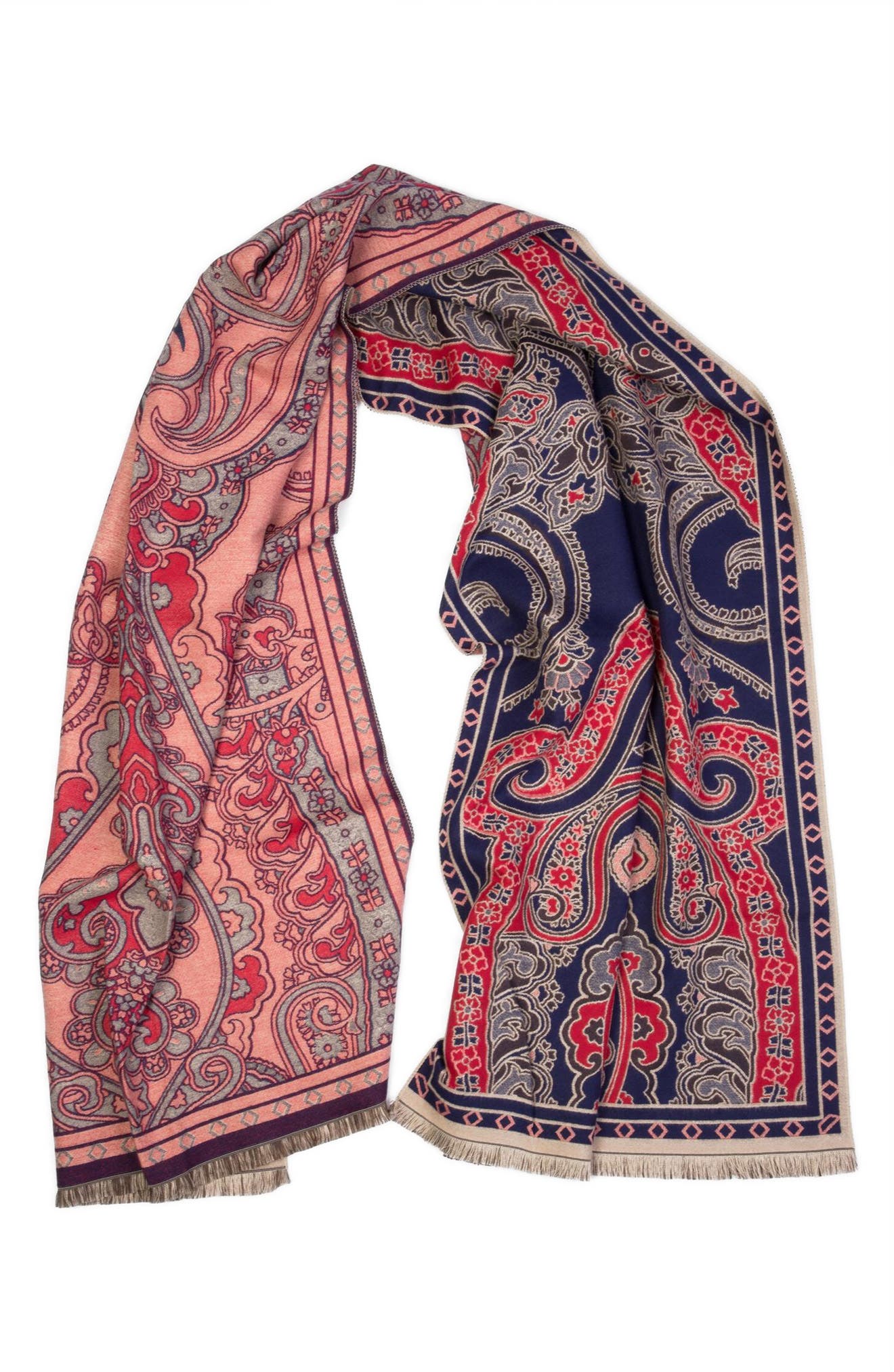 Paisley Print Reversible Scarf (Women) | Nordstromrack