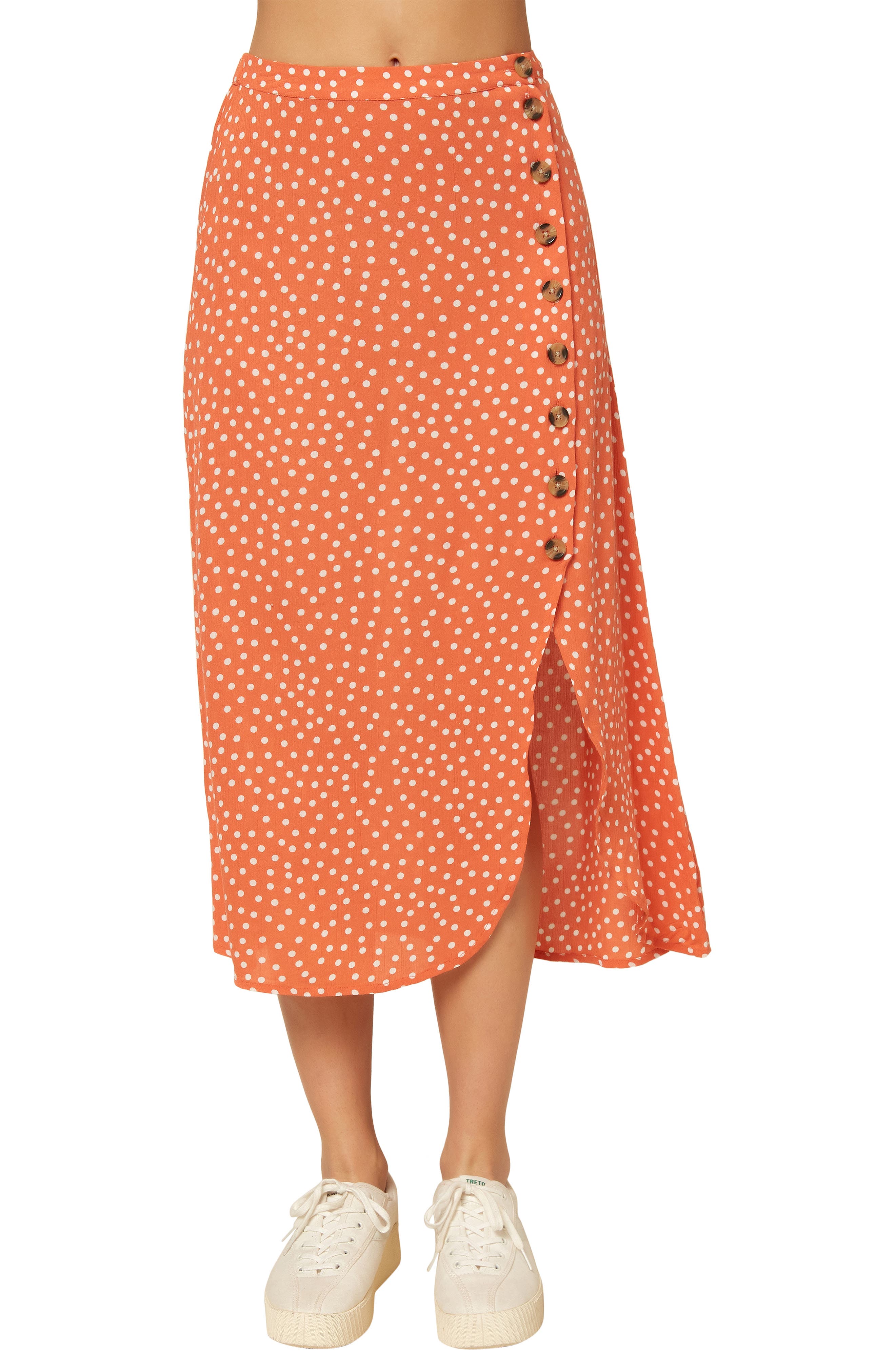 O'Neill Dolina Dot Button Skirt | Nordstromrack