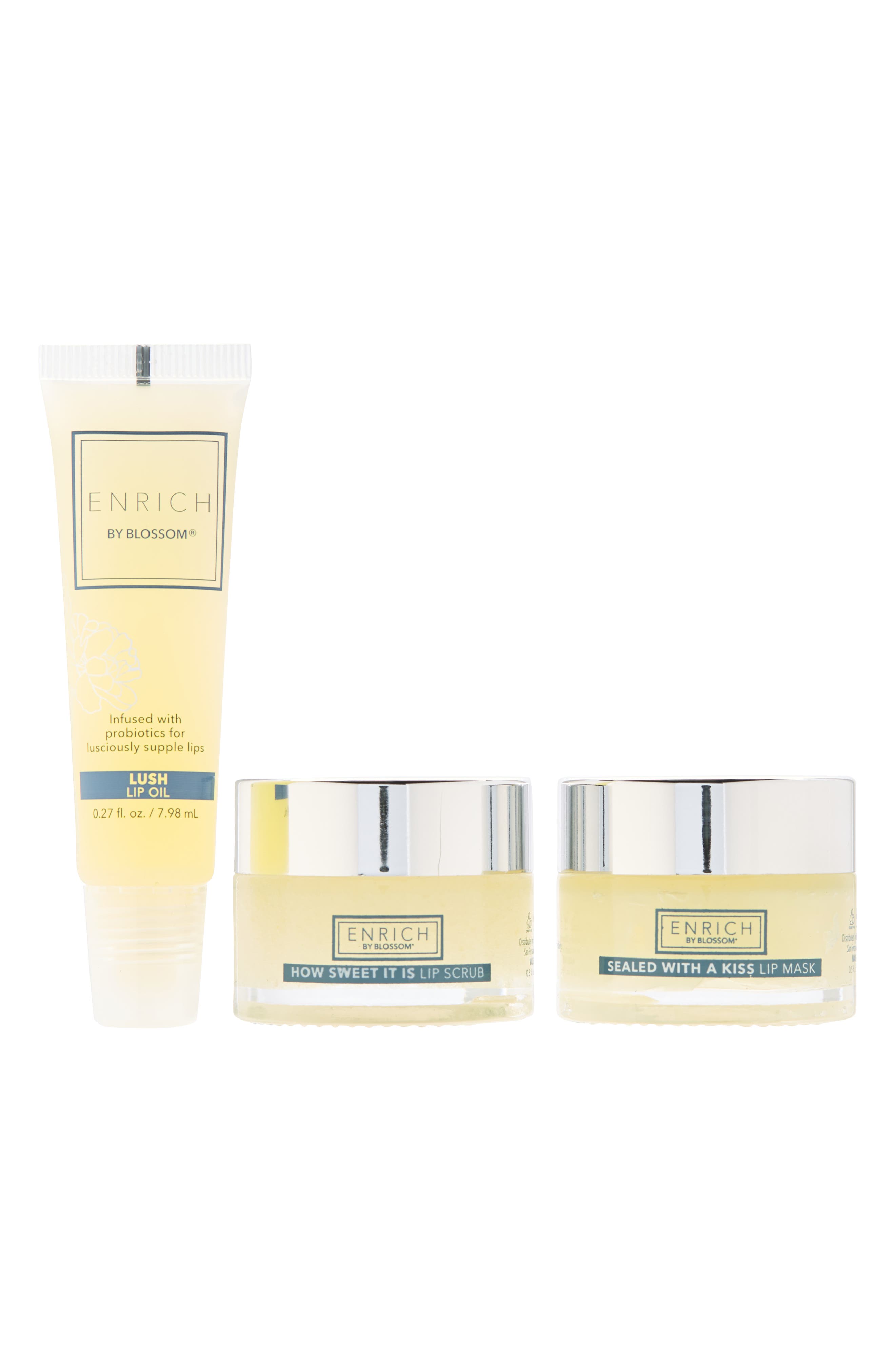 BLOSSOM Lip Scrub, Mask & Oil 3-Piece Set | Nordstromrack