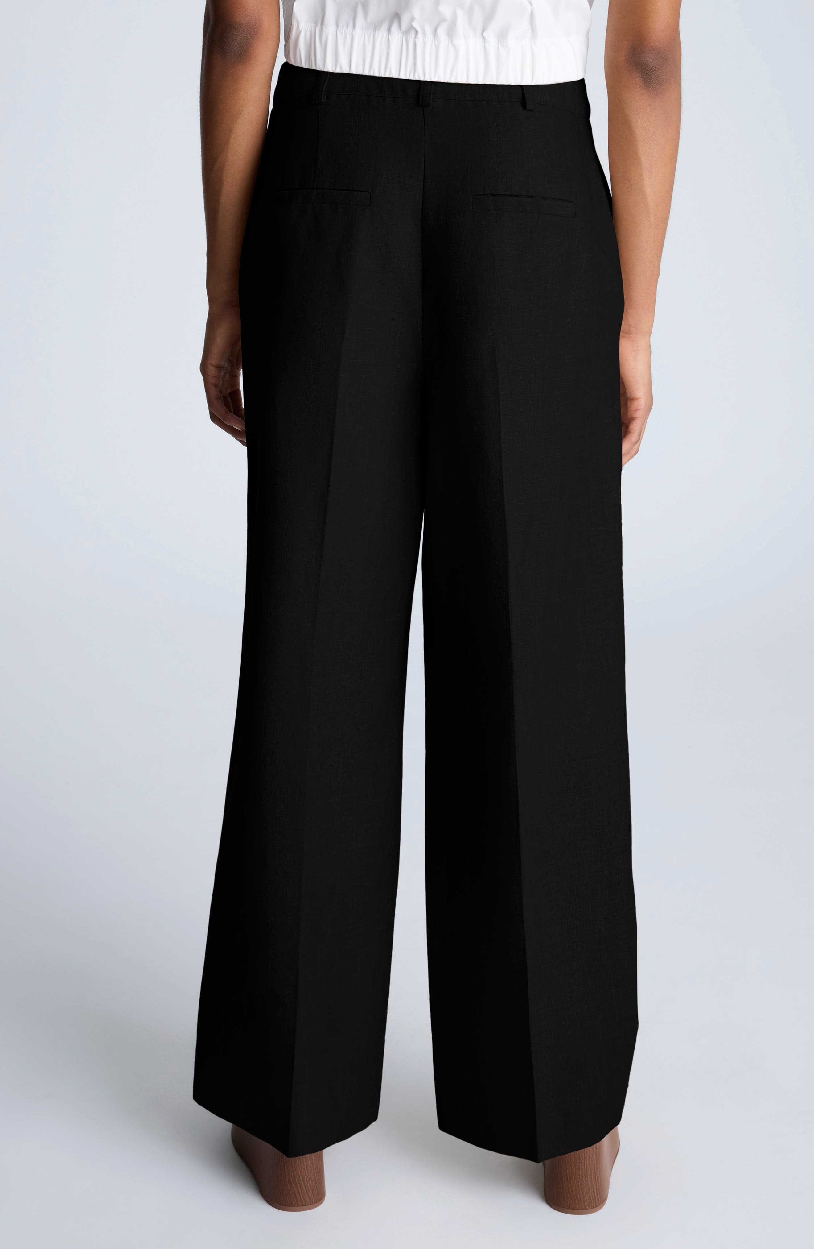 Kenneth Cole Pintuck Pleat Wide Leg Pants | Nordstrom
